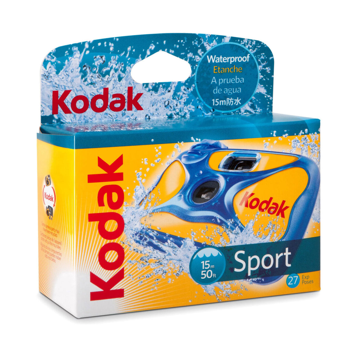 Kodak Sport Waterproof Single Use 35mm Film Camera (27 Exposures) – Looking Glass Photographic ...