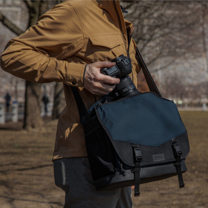 Tenba DNA 13 DSLR Messenger Bag - Blue – Looking Glass Photographic ...